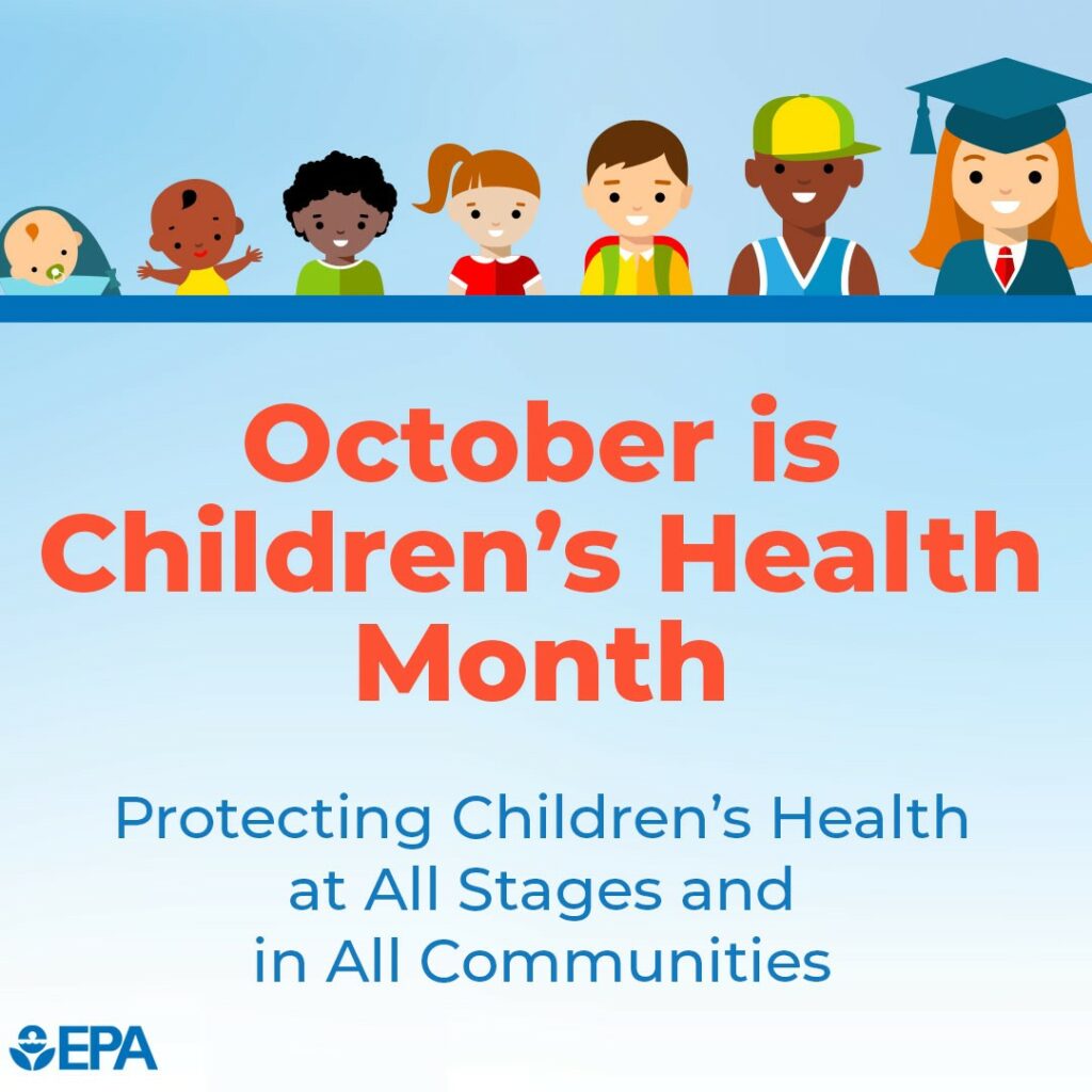 October is National Children’s Health Month! - Learn and Grow